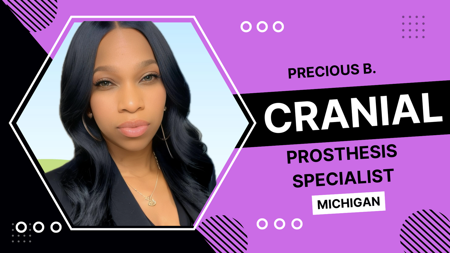 Precious B : Cranial Prosthesis Specialist Detroit, Michigan – Wig Medical